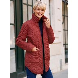 Classic Basics Damen Steppjacke, rot, Gr. 46, unifarben, 100% Polyester, Wattierung:100% Polyester, Jacken