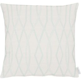 Dekokissen Apelt, B:46cm H:5cm L:46cm, blau, Polyester, Kinderzimmer, Dekokissen_Sitzkissen_Kissenh&uuml;llen, "Villa", Kissenh&uuml;lle mit F&uuml;llung, 1 St&uuml;ck