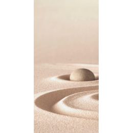 Duschr&uuml;ckwand Sanotechnik, B:125cm H:250cm, beige, Aluminium, Spritzschutzw&auml;nde, "Sanowall", H&ouml;he: 250 cm
