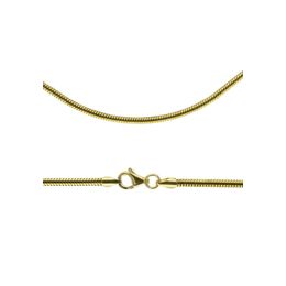 Firetti Damen Schlangenkette "Schmuck Geschenk Gold 333 oder 585 Collierkette in mehreren Breiten", 50, Gelbgold 585, B: 1,9mm, gold, Gelbgold 585,