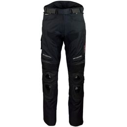 Roleff Motorradhose "RO 490", 3XL, N-Gr, schwarz, Hosen, wind- und wasserdicht, atmungsaktiv