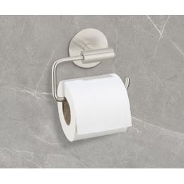 Schöner Wohnen Kollektion Toilettenpapierhalter, B:13,5cm H:5,5cm L:11cm, silber, SCHÖNER WOHNEN-KOLLEKTION, Edelstahl, Toilettenpapierhalter, "»Meleto«", Wandhalter aus
