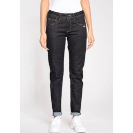 Gang Damen Relax-fit-Jeans "94AMELIE", blau, Gr. 33, Denim/Jeans, Obermaterial: 71% Baumwolle, 16% Polyester, 11% Lyocell, 2% Elasthan, Jeans, mit
