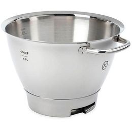 Kenwood Küchenmaschinenschüssel "Chef Titanium Edelstahl-Rührschüssel KAT711SS", Ø 26cm, silber, Schüsseln, für alle Chef Titanium Küchenmaschinen
