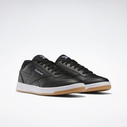 Reebok CLASSIC Damen Sneaker "REEBOK COURT ADVANCE", Gr. 37,5, schwarz, Synthetik, Schuhe
