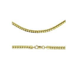 Firetti Damen Panzerkette "Schmuck Geschenk Gold 333 oder 585 Collierkette in mehreren Breiten", 45, Gelbgold 585, B: 4,1mm, gold, Gelbgold 585,