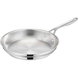Tefal Bratpfanne "Jamie Oliver E31104 Cook Smart", &Oslash; 28cm + H&ouml;he 8,8cm, grau, Pfannen, unbeschichteter Edelstahl, Thermo-Fusion, induktionsgeeignet