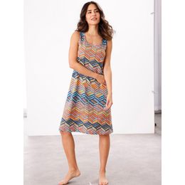 Damen Sommerkleid "Sommerkleid", gelb, Gr. 36, gemustert, mehrfarbig, 100% Baumwolle, Kleider