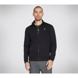 Skechers Herren Kapuzensweatjacke "THE HOODLESS HOODIE GOWALK EVERYWHE", schwarz, Gr. XXXL, Sweatware, Obermaterial: 54% Baumwolle, 46% Polyester,