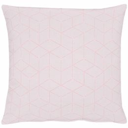 Dekokissen Apelt, B:40cm L:40cm, rosa, Kunstfaser, Polyester, Dekokissen_Sitzkissen_Kissenhüllen, "7901 Uni Fleck", Kissenhülle ohne Füllung, 1 Stück