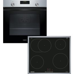 Constructa Backofen-Set "CX5BI610", schwarz, Herdsets