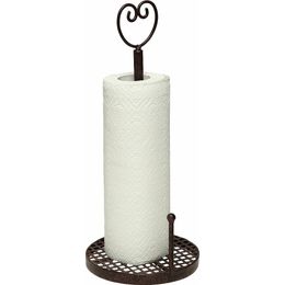 Home Affaire K&uuml;chenrollenhalter "Antik II", H:39cm &Oslash;:17cm, braun, K&uuml;chenrollenhalter, 39 cm