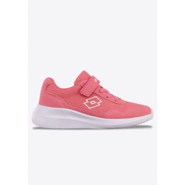 Lotto Mädchen Sneaker, Gr. 28, pink, Synthetik, Textil, Schuhe, - in kinderfußgerechter Passform