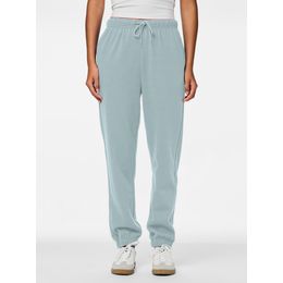 Pieces Damen Jogginghose "PCCHILLI HW SWEAT PANTS NOOS BC", blau, Gr. XL, unifarben, Web, Obermaterial: 50% Baumwolle, 50% Polyester, Hosen