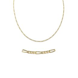 Firetti Damen Collierkettchen "Schmuck Geschenk Gold 333 oder 585 Figarokettengl. in mehreren Breiten", 45, Gelbgold 333, B: 1,8mm, gold, Gelbgold