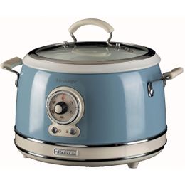 Ariete Multikocher "2904BL", B:27,5cm H:25,5cm T:32cm, blau, Küchenmaschinen, Slowcooker/Reiskocher