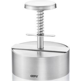 Gefu Burgerpresse "PÄTTI", B:14cm T:14cm Ø:11,5cm, silber, Küchenpressen, robust dank hochwertigem Edelstahl