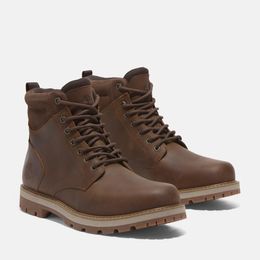 Timberland Herren Schnürboots "BRITTON ROADMID LACE UP WATERPROOF BOOT", Gr. 44, braun, Leder, Synthetik, Schuhe, Winterstiefel, Schnürstiefel,