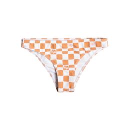Roxy Damen Bikini-Hose "Check It", braun, Gr. XS, 85% Nylon, 15% Elasthan, Badehosen