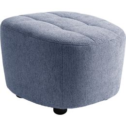 Fu&szlig;hocker Alina, B:54cm H:41cm T:57cm, blau, Chenille GFS (100% Polyester), Garten, Hocker, "Yuri", Passend zu Sessel Yuri