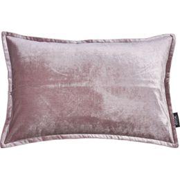 Dekokissen done., B:40cm L:60cm, rosa, Polyester, Dekokissen_Sitzkissen_Kissenh&uuml;llen, "Glam", unifarben, Rei&szlig;verschluss, Kissenh&uuml;le ohne F&uuml;llung, 1