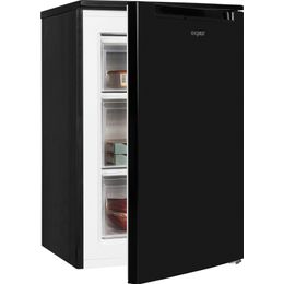 Exquisit Gefrierschrank "GS81-040C", B:54,5cm H:85,5cm T:58cm, silber, Gefrierschränke, energiesparend in Energieefizienz C, 87 Liter Nutzinhalt, 4
