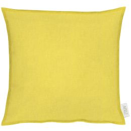 Dekokissen Apelt, B:48cm L:48cm, gelb, Baumwolle, Polyester, Kinderzimmer, Dekokissen_Sitzkissen_Kissenh&uuml;llen, "ALASKA", Uni, Kissenh&uuml;lle mit
