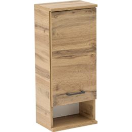 Hängeschrank Schildmeyer, B:30,3cm H:70,8cm T:20,5cm, braun, FSC-zertifizierter Holzwerkstoff, Badezimmer, Schränke, "Nora"
