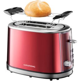Grundig Toaster "TA 6330", B:32cm H:19,6cm T:17,7cm, rot, Toaster