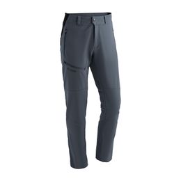 Maier Sports Herren Outdoorhose "Latit Vario M", grau, Gr. 48, 88% Polyester (recycelt), 12% Elasthan, Hosen, Herren Wanderhose, elastische