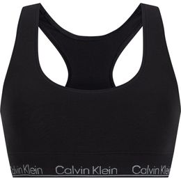 Damen Bralette "RACERBACK BRALETTE", Calvin Klein Underwear, Gr. XS, schwarz, Obermaterial: 83% Lyocell, 15% Polyamid, 2% Elasthan, unifarben, BHs,
