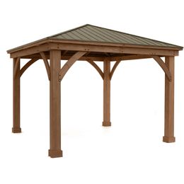 Holzpavillon WESTMANN, beige, Garten, Pavillons, "Devon 12x12", BxT: 366x366 cm