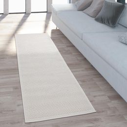 Teppich Paco Home, B:80cm H:4mm L:200cm, beige, Polypropylen, Wohnzimmer, Teppiche, "Timber 125", Flachgewebe, Sisal Optik, auch als L&auml;ufer, In- und