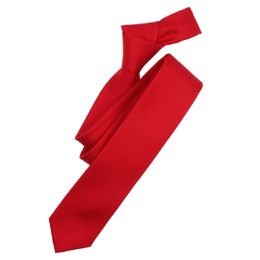 Venti Herren Krawatte "Venti Krawatte uni", rot, 70% Polyester, 30% Seide, Krawatten