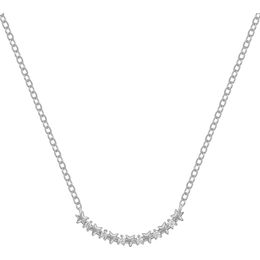 Firetti Damen Kette mit Anhänger "Schmuck Geschenk Silber 925 Halsschmuck Ankerkette Sterne", Silber 925 (Sterlingsilber), L: 45 B: 1,4mm, silber,
