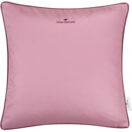 Dekokissen Tom Tailor HOME, B:40cm L:40cm, rosa, Baumwolle, Polyester, Dekokissen_Sitzkissen_Kissenhüllen, "Dove Signature"