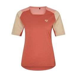 Ziener Damen T-Shirt "NESTONIA", braun, Gr. 48, Obermaterial: 1. 85% Polyester, 15% Baumwolle; 2. 100% Polyester, Shirts