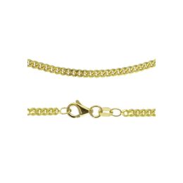 Firetti Damen Panzerkette "Schmuck Geschenk Gold 333 oder 585 Collierkette in mehreren Breiten", 45, Gelbgold 585, B: 2,1mm, gold, Gelbgold 585,