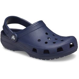 Crocs Kinder Clog "Classic Clog K", Gr. 23, blau, Croslite , unifarben, Schuhe, Hausschuh, Schlappen, Sandale mit Fersenriemen