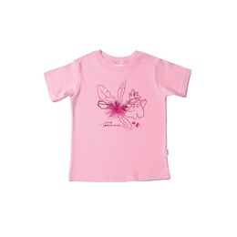 Liliput M&auml;dchen T-Shirt "Blume Paradise", rosa, Gr. 62, bedruckt, 100% Baumwolle, Shirts, aus Bio-Baumwolle