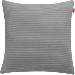 Dekokissen Esprit, B:38cm L:38cm, grau, Polyester, Dekokissen_Sitzkissen_Kissenhüllen, "Stockholm Needlestripe", Kissenhülle ohne Füllung, 1 Stück,