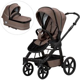 Hartan Kinder Kombi-Kinderwagen "Rock it GTR Outdoor", braun, Aluminium, Baumwolle, Polyester, Kinderwagen, Made in Germany