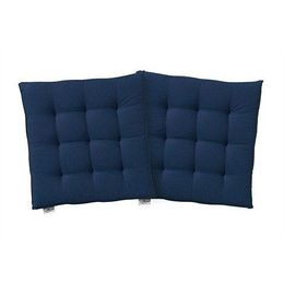 Sitzkissen Tom Tailor HOME, B:40cm L:40cm, blau, Baumwolle, Garten, Dekokissen_Sitzkissen_Kissenh&uuml;llen, "Dove", TOM TAILOR unifarbenes, abgestepptes