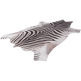Fellteppich Obsession, B:155cm H:5mm L:190cm, schwarz, Kunstfaser, Teppiche, "my Toledo 192", Kunstfell, gedruckte Zebra-Optik, ideal im Wohnzimmer &