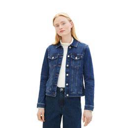 Damen Jeansjacke, blau, Gr. M, Tom Tailor Denim, Denim/Jeans, Obermaterial: 98% Baumwolle, 2% Elasthan, Jacken, im klassischen Look und mit Stretch