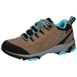 Brütting BRÜTTING Damen Wanderschuh "Outdoorschuh Mount Trish Low", Gr. 37, braun, Veloursleder, Schuhe