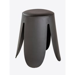 Hocker HEINE HOME, B:44,5cm H:46cm T:44,5cm, schwarz, Hocker