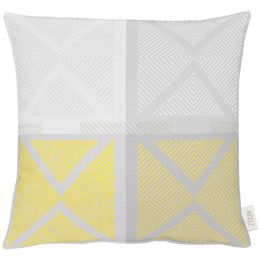 Dekokissen Apelt, B:49cm L:49cm, grau, Polyester, Kinderzimmer, Dekokissen_Sitzkissen_Kissenh&uuml;llen, "VERONA2", Kissenh&uuml;lle ohne F&uuml;llung, 1 St&uuml;ck