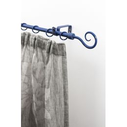 Gardinenstange Garesa, L:200cm, blau, Gardinenstangen, "Roma"