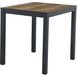 Jockenh&ouml;fer Esstisch, B:80cm H:76cm T:70cm, schwarz, JOCKENH&Ouml;FER GRUPPE, K&uuml;che, Tische, "Barista", ausziehbar in zwei Gr&ouml;&szlig;en, platzsparend, Metalluntergestell